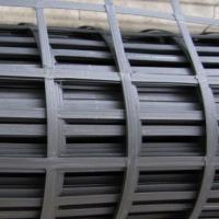 China Welding Steel Plastic Geogrid 30 KN/M – 120 KN/M Geogrid Mesh for sale