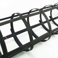 China Black Steel Plastic Geogrid 2m – 6m  Steel Wire Polymer Geo Grid Ground Grid for sale