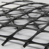 China Durable Biaxial Plastic Geogrid 50KNm Crack Prevention Polypropylene Geogrid for sale