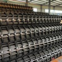 China UV Resistant Biaxial Geogrid HDPE Plastic Geogrid Soil Retention for sale
