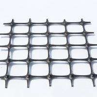 China Reinforcement Biaxial Plastic Geogrid Highway Railway Foundation Bx Geogrid for sale