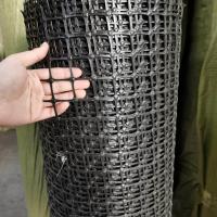 China Reinforcement Biaxial Plastic Geogrid Highway Railway Foundation Bx Geogrid for sale