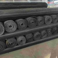 China Load Bearing Polypropylene Geogrid  25mm 50mm Airport Parking Biaxial Geogrid for sale