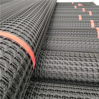 China Durable Biaxial Plastic Geogrid 50KNm Crack Prevention Polypropylene Geogrid for sale