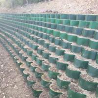 China Expandable Geocell Solutions Soft Soil Stabilization 75mm Geocell Ground Grid For Driveway for sale