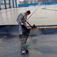 China Waterproofing Geo Membrane Construction 0.5mm Hdpe Geomembrane Pond Liner for sale
