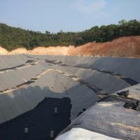 China Waterproofing Geo Membrane Construction 0.5mm Hdpe Geomembrane Pond Liner for sale