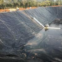 China Anti Slip Hdpe Textured Geomembrane Slope Protection  Waterproof Geomembrane Liner for sale