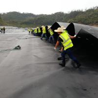China 7kN/M  – 44 KN/M Geomembrane Types  Geomembrane Sheets 50m – 300 M for sale