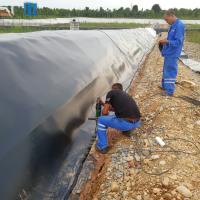 China Mining Tailings Pond Hdpe Geomembrane Sheets Environmental  Geomembrane Fabric for sale