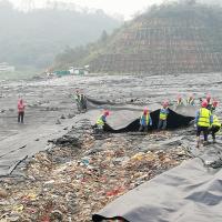 China Mining Tailings Pond Hdpe Geomembrane Sheets Environmental  Geomembrane Fabric for sale