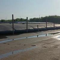 China 150gsm Woven Membrane 1.5KN 2.0KN Geotextile Price for sale
