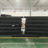 China High Strength Hard Permeable Pipe Flexible Permeable Pipe HDPE Drainage Pipe For Roadbed And Slope Protection for sale