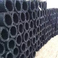 China HDPE Corrugated Hard Permeable Pipe High Drainage Capacity Flexible Permeable Pipe For Highway Tunnel And Landfill Drainage for sale