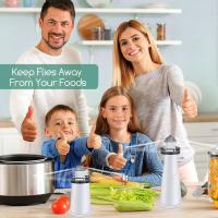 China JZ Chemical Free Household Indoor Outdoor UV Electric AA Battery Fly Killer Traps Fly Catcher Fan for Restaurant for sale
