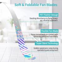 China JZ Wholesale Mosquito Repellent Insect Control ABS Summer Fruit Fly Fan Free Standing Flying Insects Trap for sale