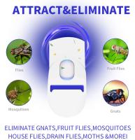China JZ Pest Control Indoor Household Plug in Style UVA LED Blue Light Electric Power Automatic Fly Catcher for sale