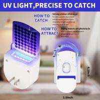 China JZ Pest Control Indoor Household Plug in Style UVA LED Blue Light Electric Power Automatic Fly Catcher for sale
