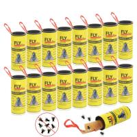 China JZ Pest Control Eco Friendly Uv Fly Killer Paper Safe Adhesive Insect Pest Control Fly Traps for sale