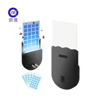 China JZ Indoor Electric Fly Catcher Glue Trap with Night Light UV Attract Mosquito Sticky Trap Plug in Flying Insect Trap for sale