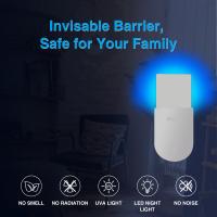 China JZ Indoor Electric Fly Catcher Glue Trap with Night Light UV Attract Mosquito Sticky Trap Plug in Flying Insect Trap for sale