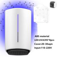 China JZ Indoor Bedroom Electric Wall Hanging Fly Catcher Pest Control Purple UV Light Sticky Anti Mosquito Lamp Glue Trapper for sale