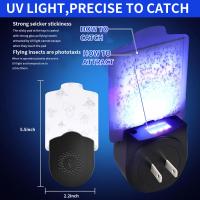 China JZ New Arrival Indoor UV Light Human Harless Plug in Sticky Bug Zapper Mosquito Killing Glue Trapper for Indoor for sale