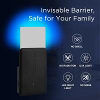 China JZ White Harmless Fly Catcher Insect Killing Anti Mosquito Lamp UV Attraction Mosquito Repellent Sticker Lamp for Indoor Bedroom for sale