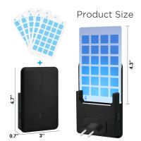 China JZ White Harmless Fly Catcher Insect Killing Anti Mosquito Lamp UV Attraction Mosquito Repellent Sticker Lamp for Indoor Bedroom for sale