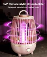 China USB Rechargeable Bug Zapper Lamp With High Voltage 2700V Newest Design Cleaning Brush And Li Battery for sale