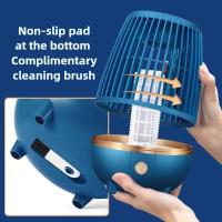 China USB Rechargeable Bug Zapper Lamp With High Voltage 2700V Newest Design Cleaning Brush And Li Battery for sale