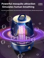 China USB Rechargeable Bug Zapper Lamp With High Voltage 2700V Newest Design Cleaning Brush And Li Battery for sale