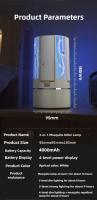 China JZ 3 in 1 USB Rechargeable Night Light and Mosquito Killer Lamp for Camping and Traveling Bug Zapper with 4000mah Big Battery for sale