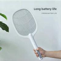 China JZ UV Light 3000V High Power 2-in-1 Rechargeable Pest Control Fly Catcher Anti Mosquito Killer Lamp Mosquito Swatter for sale