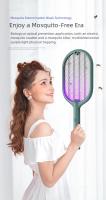 China JZ High Voltage Rechargeable Suspension Mosquito Lamp + USB Type Bug Zapper 2 In 1 Electric Mosquito Swatter for sale
