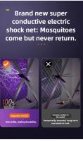 China JZ Household Solid UV Light Anti-Mosquito Lamp Bug Zapper Powerful USB Charging Eco-Friendly for sale