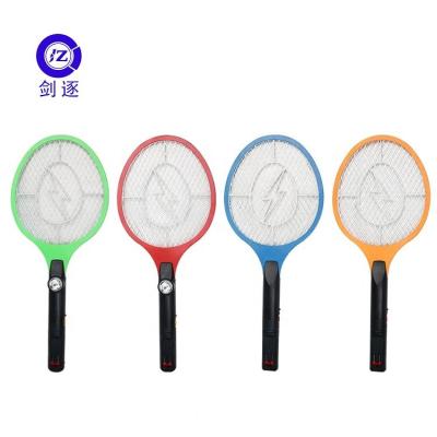 China JZ 3300V High LED Light Bug Zapper Electric Anti-Fly Mosquito Killer Lamp Swatter Three Layers Mesh Battery Operated Fly Catcher for sale