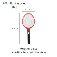China JZ 3300V High LED Light Bug Zapper Electric Anti-Fly Mosquito Killer Lamp Swatter Three Layers Mesh Battery Operated Fly Catcher for sale