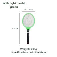 China JZ 3300V High LED Light Bug Zapper Electric Anti-Fly Mosquito Killer Lamp Swatter Three Layers Mesh Battery Operated Fly Catcher for sale