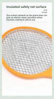 China JZ 3300V High LED Light Bug Zapper Electric Anti-Fly Mosquito Killer Lamp Swatter Three Layers Mesh Battery Operated Fly Catcher for sale