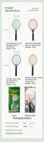 China JZ 3300V High LED Light Bug Zapper Electric Anti-Fly Mosquito Killer Lamp Swatter Three Layers Mesh Battery Operated Fly Catcher for sale