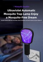 China JZ 3 in 1 USB Type Portable Mosquito Lamp with Night Light and High Voltage Swatter Safe Wet Bug Zapper Solid State for sale