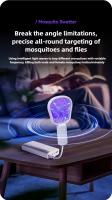 China JZ 3 in 1 USB Type Portable Mosquito Lamp with Night Light and High Voltage Swatter Safe Wet Bug Zapper Solid State for sale