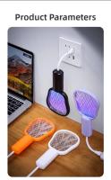 China JZ 3 in 1 USB Type Portable Mosquito Lamp with Night Light and High Voltage Swatter Safe Wet Bug Zapper Solid State for sale