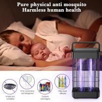 China JZ 12W Household Noiseless Fly Catcher Indoor Pest Control Trap Electric Anti Mosquito Lamp with UV Light for sale