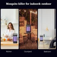 China JZ 12W Household Noiseless Fly Catcher Indoor Pest Control Trap Electric Anti Mosquito Lamp with UV Light for sale