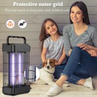 China JZ 12W Household Noiseless Fly Catcher Indoor Pest Control Trap Electric Anti Mosquito Lamp with UV Light for sale
