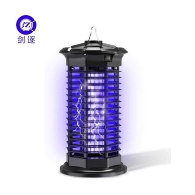 China JZ Black Indoor Electric UV Light Insect Trap Bug Zapper Mosquito Killing Lamp Fly Moth Catcher for sale