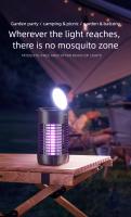 China 3-in-1 3000V Rechargeable Indoor Eco-Friendly Folding Suspensible 360-degree Al-round Mosquito Control Light Mosquito Killer for sale