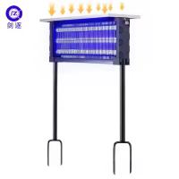 China Modern Solar Mosquito Killer Lamp Energy Saving with Easy Cleaning Electric Shock for Outdoor Place Mosquito Control Bug Zapper for sale
